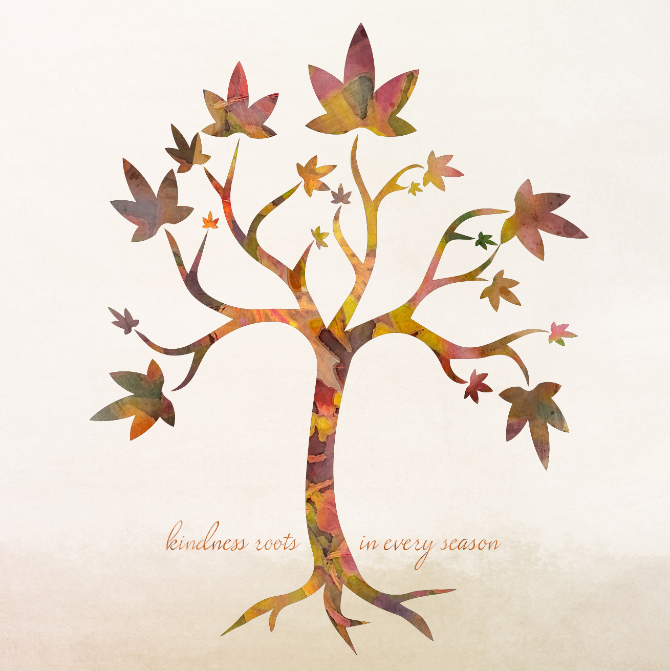 Cards | Kindness Season in Fall Color – Kindness Roots